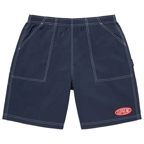 Supreme Nylon Painter Short - Blue