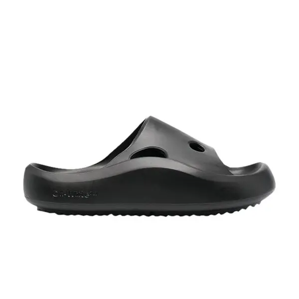 Off-White Meteor Rubber Sliders - Black