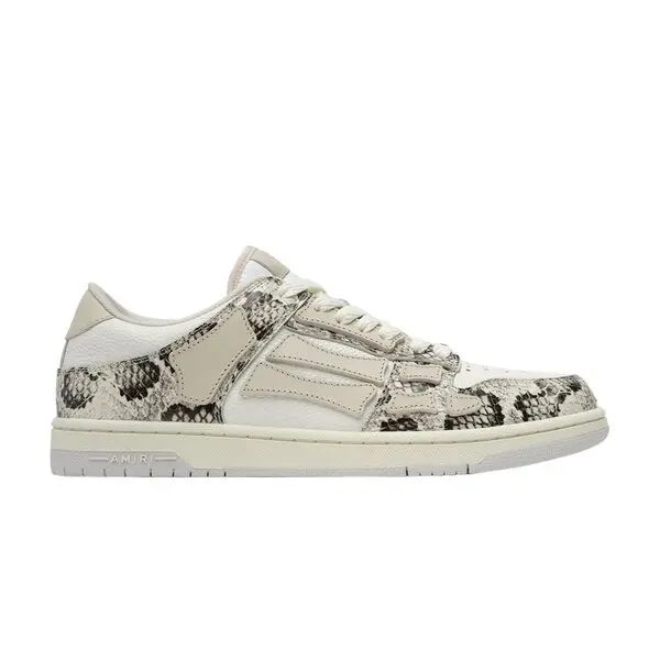 Amiri Skel Top Low 'snake Alabaster - Cream