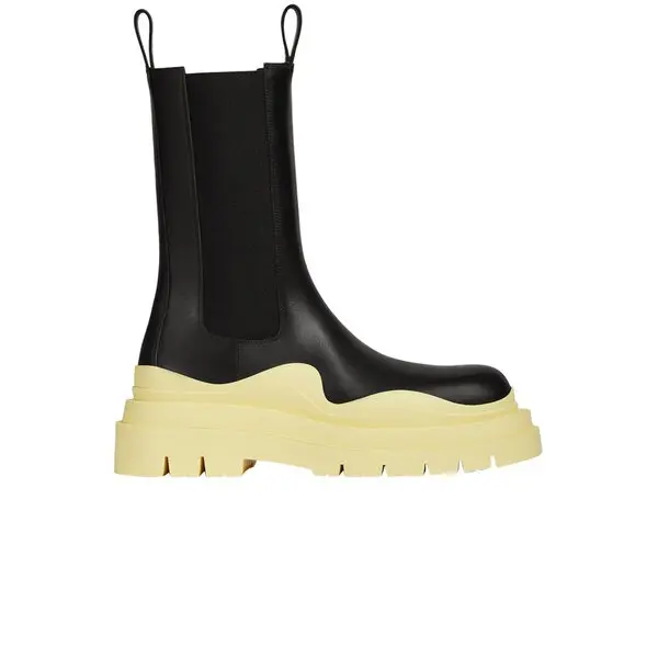 Bottega Veneta Tire Ankle Boots - Black