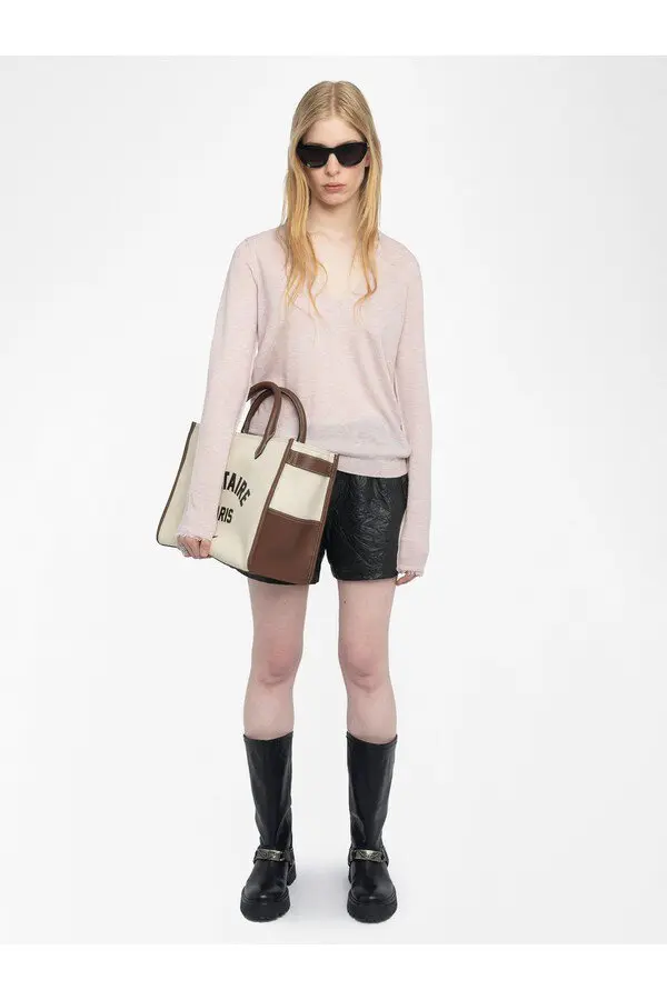Zadig&Voltaire Cashmere V-neck Sweater - Pink