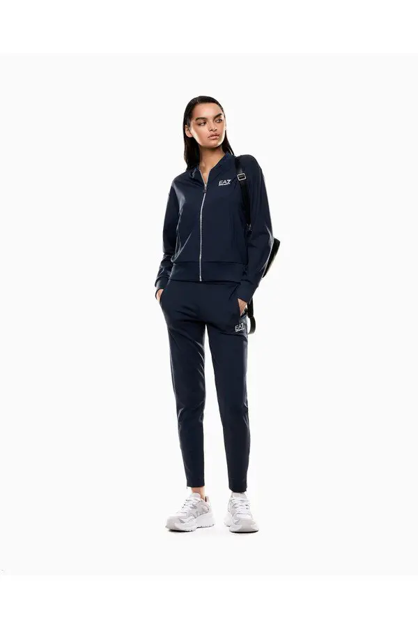 Emporio Armani Tennis Pro Tracksuit In Ventus7 Technical Fabric - Blue / Navy