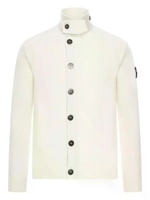 Stone Island Stand-up Collar Cardigan
