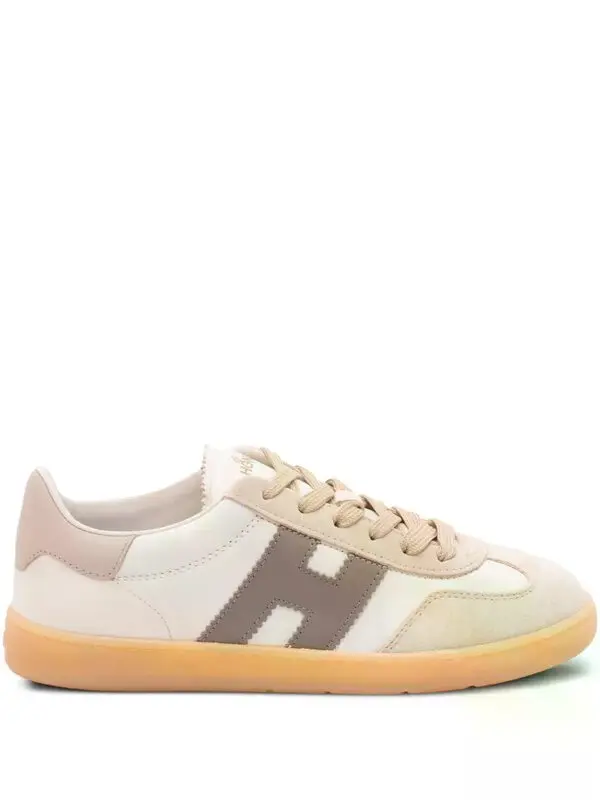 Hogan Panelled Sneakers - Neutrals