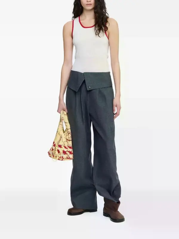 JW Anderson Wrap-front Pleated Trousers