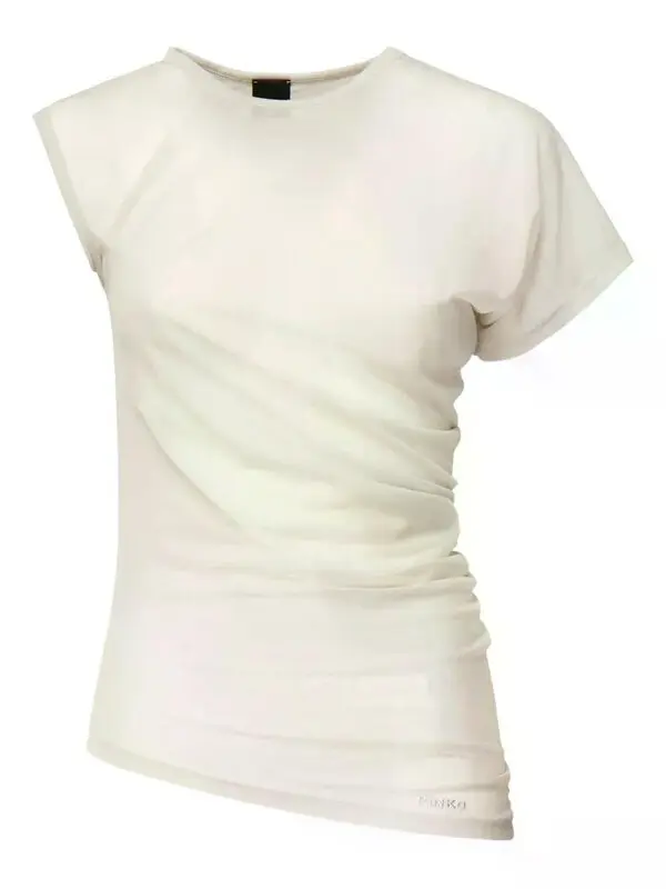 Pinko Asymmetric-sleeve Draped Top