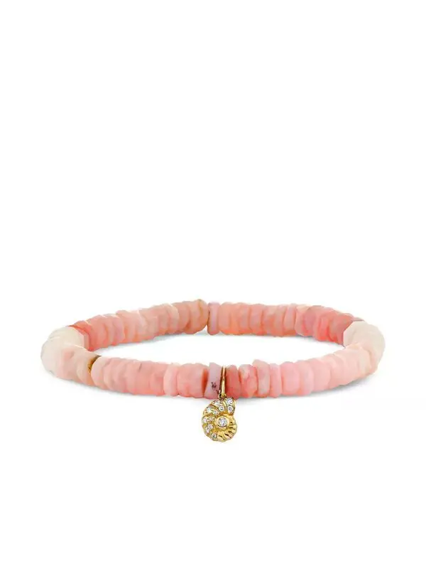 SYDNEY EVAN 14k Yellow Opal And Diamond Bracelet