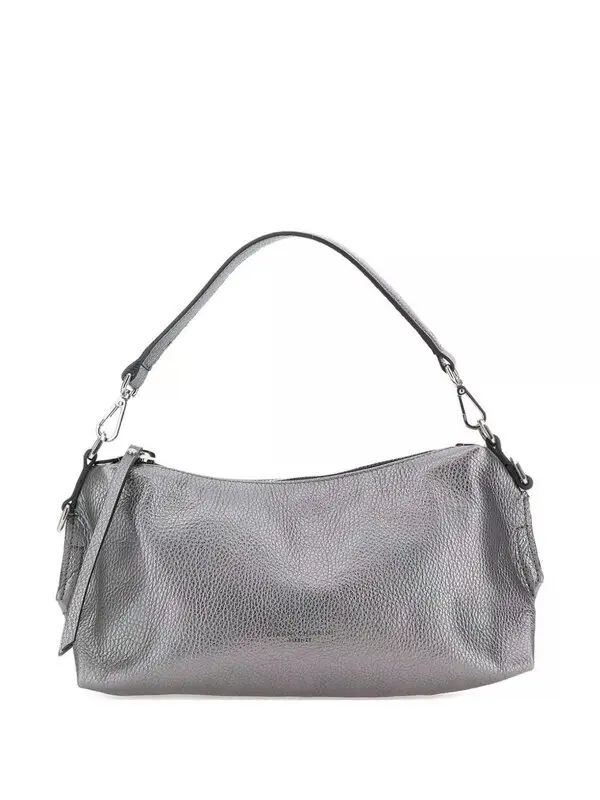 GIANNI CHIARINI Metallic Leather Top Handle Shoulder Bag