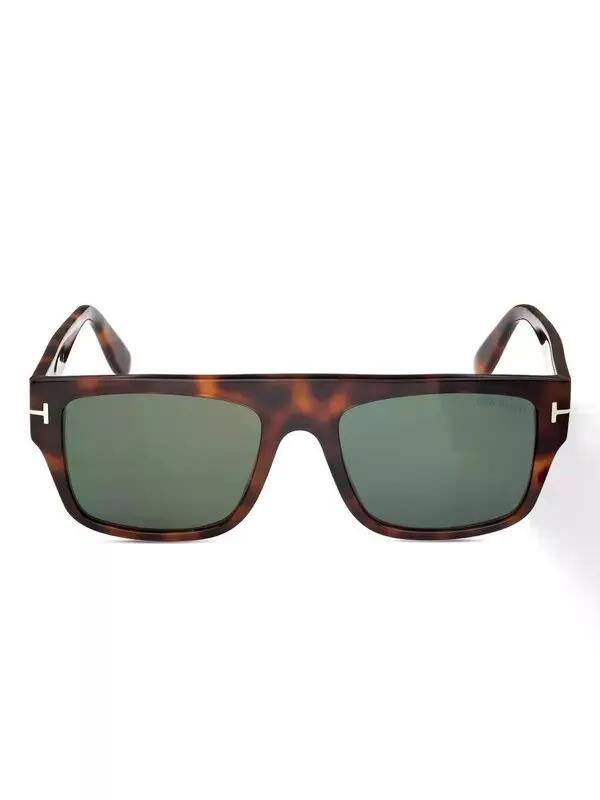 TOM FORD Tortoiseshell Square-frame Sunglasses