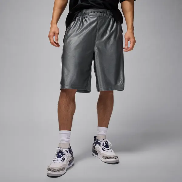 JORDAN Brooklyn Cat Scratch Shorts - Grey