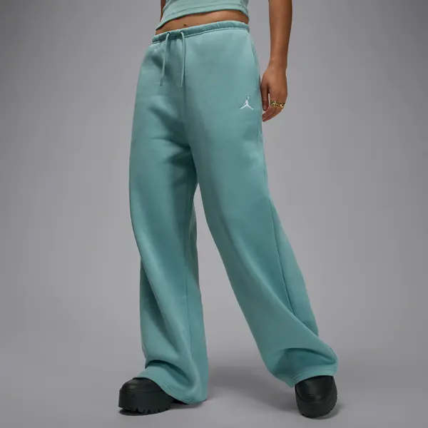 JORDAN Brooklyn Fleece Open-hem Pants - Green