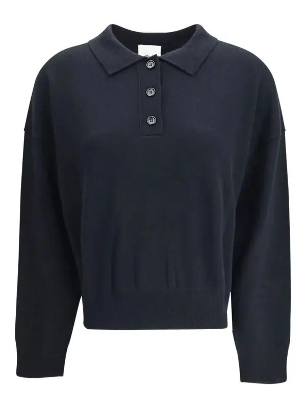 ALLUDE Polo Neck Sweater