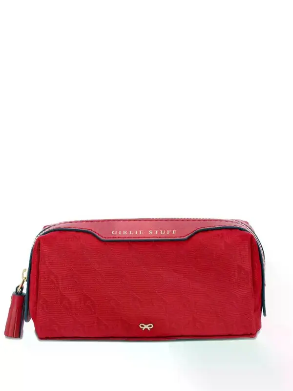ANYA HINDMARCH Embossed-logo Zip Pouch