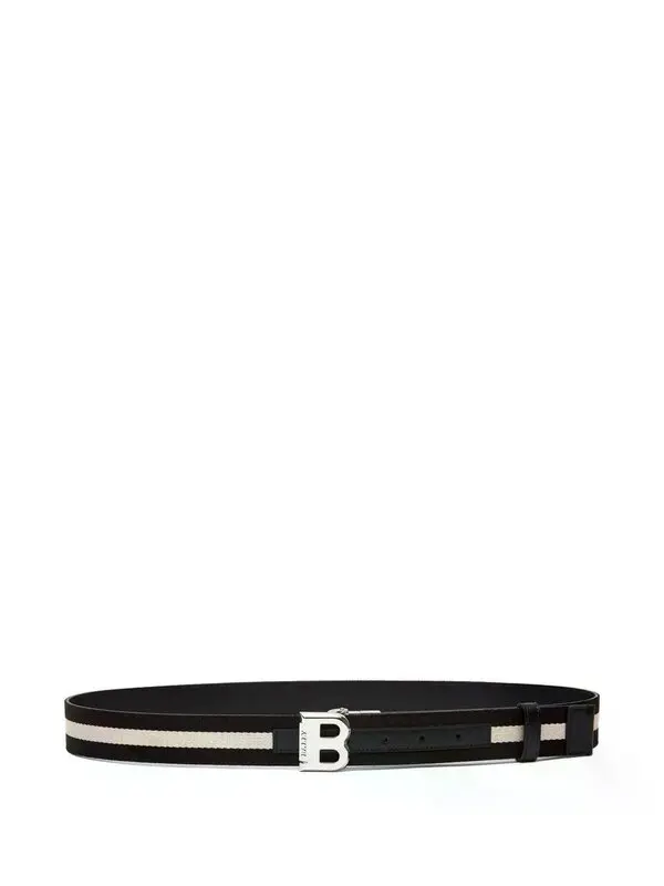 Bally Striped Leather Belt