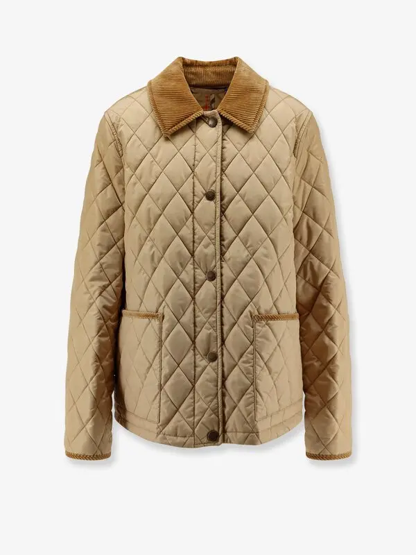 Burberry Dorset Padded Nylon Jacket - Beige