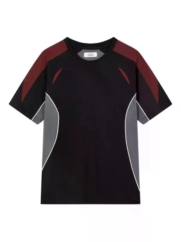STUDIO TOMBOY Colour-block Panelled T-shirt