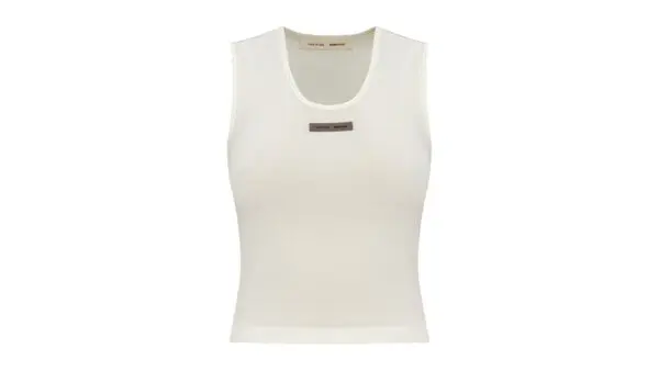 Fear Of God Essentials Rib Tank Top - Cloud White