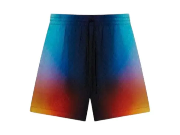 Casablanca Drawstring Silk Shorts