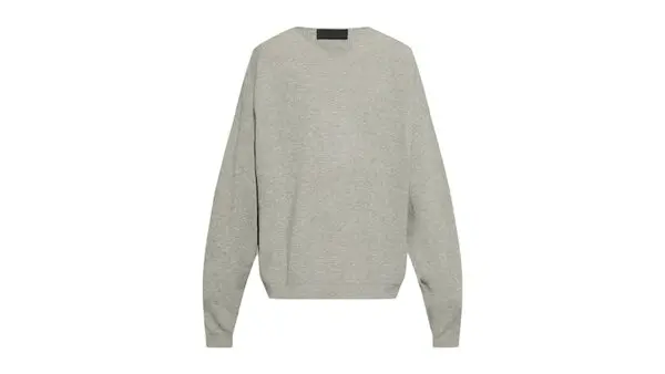 Fear Of God Essentials Waffle Crewneck Sweatshirt - Dark Heather