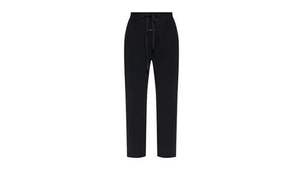 Fear Of God Essentials Waffle Fitted Sweatpant - Black (ss25)
