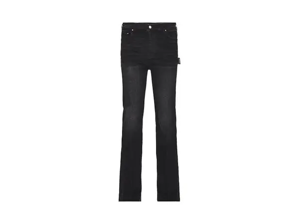 Amiri Stacked Flare Jeans - Aged Black