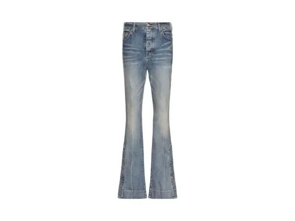 Amiri Stacked Flare Jeans - Clay Indigo