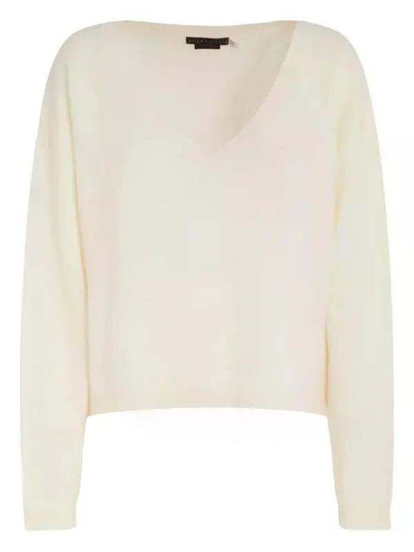 Alice + Olivia Williams V-neck Sweater - Neutrals