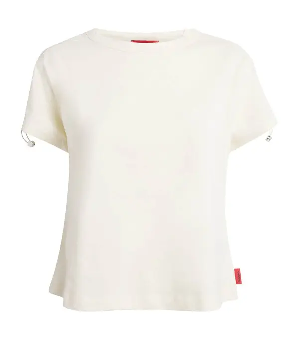 Max & Co. Cotton Jersey And Canvas Top