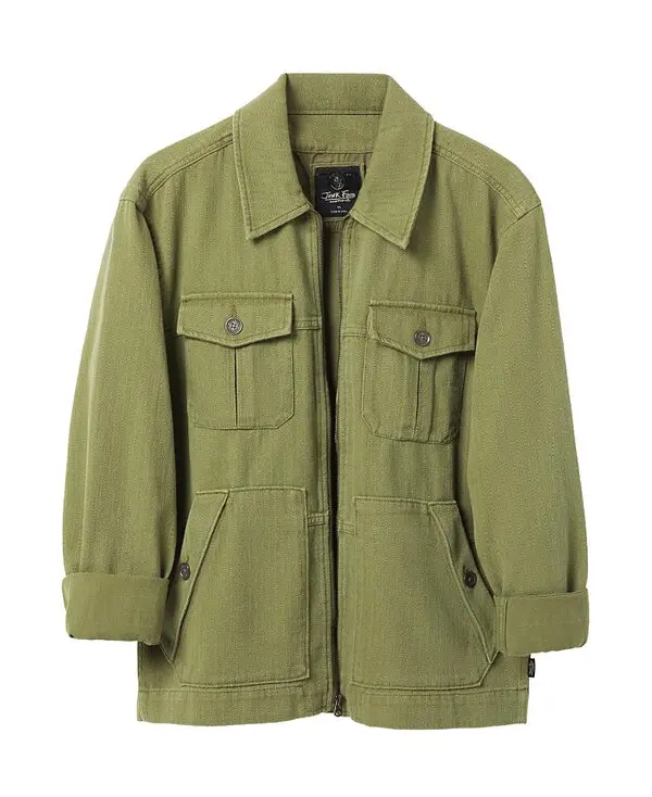 Junk Food Clothing Utility Twill Shacket
