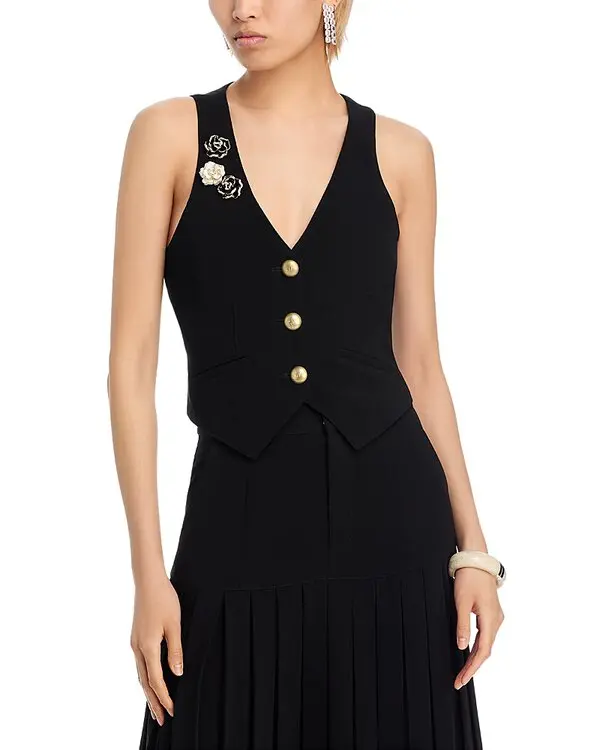 Cinq À Sept Bane Crepe Vest