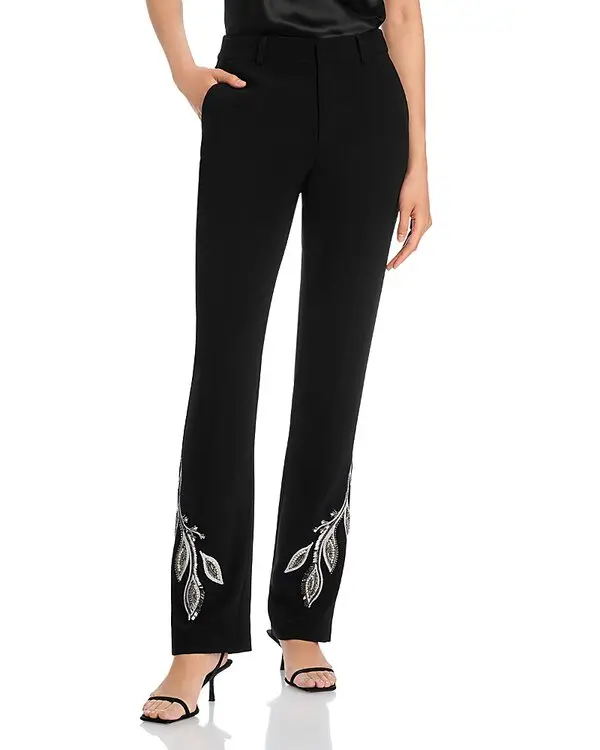 Cinq À Sept Kerry Metallic Paisley Pants