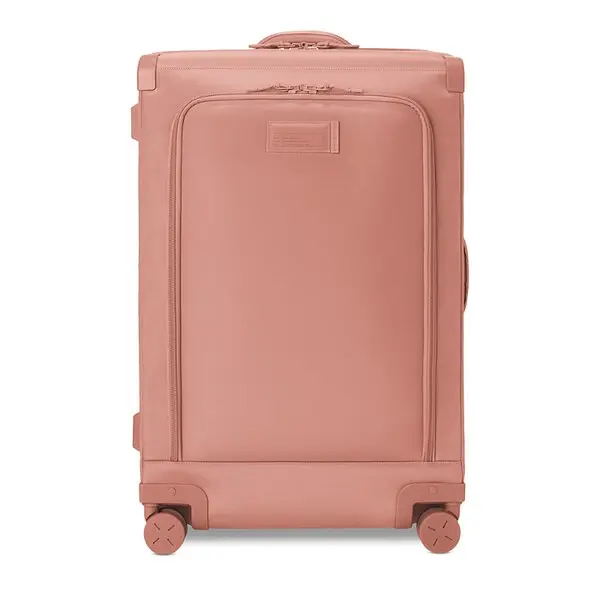 Dagne Dover Sydney 28.5" Checked Rolling Suitcase - Warm Dust