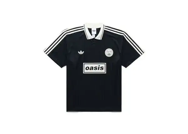 Adidas X Oasis Tour Jacquard Jersey - Black | Editorialist