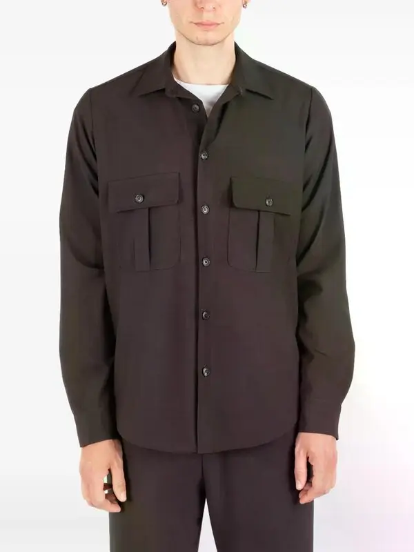 SOCIETE ANONYME Pocket Flap Shirt - Brown