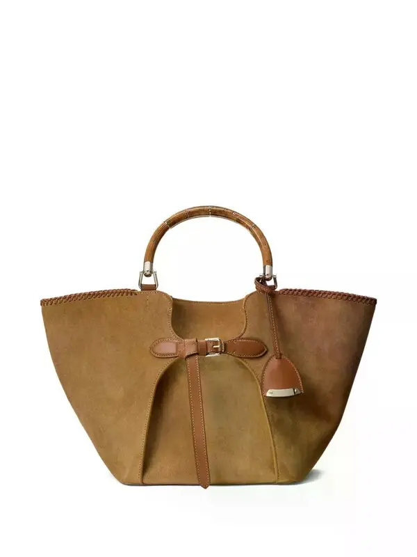 Ralph Lauren Suede Tote Bag - Brown