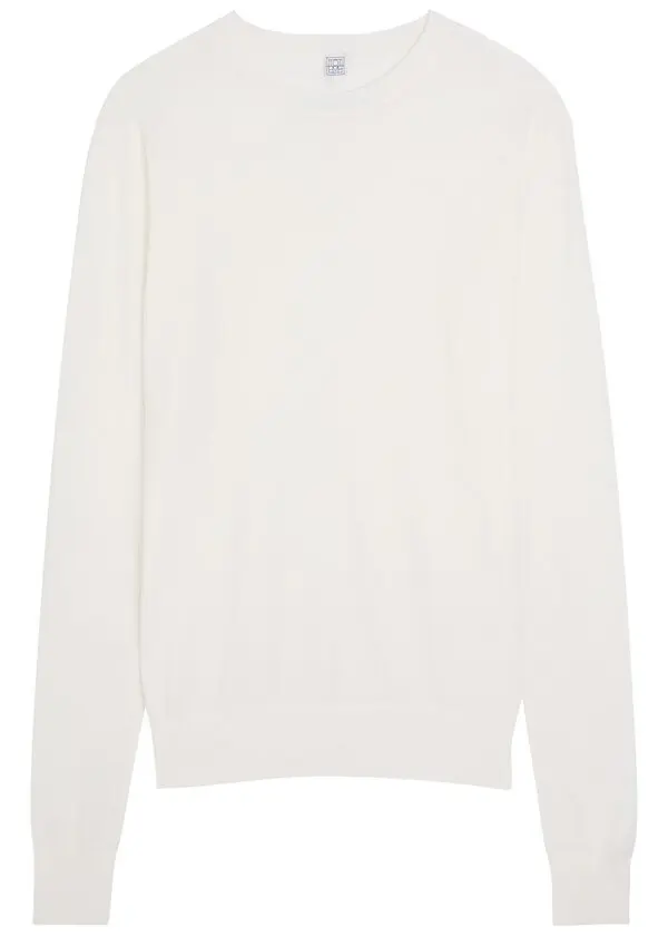 TOTÊME Wool-blend Jumper - Ecru