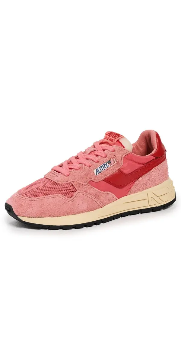 AUTRY Reelwind Low Top Sneakers - Suede/net Prose/rubi
