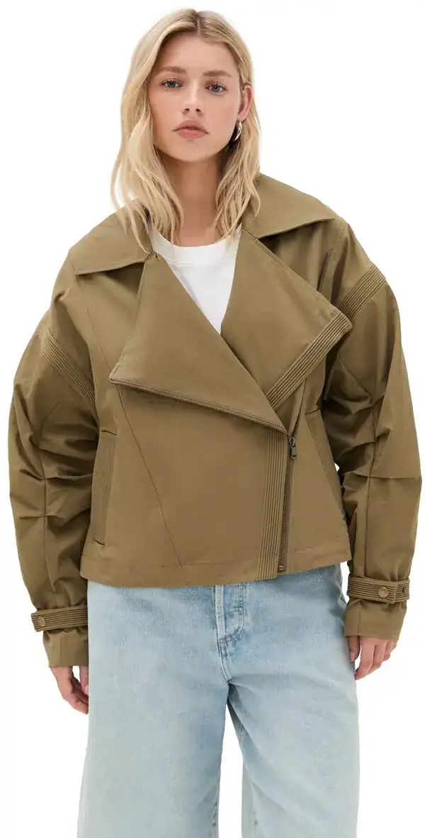 Iro Paris Harper Jacket - Light Brown/Khaki - 30% Off | Editorialist