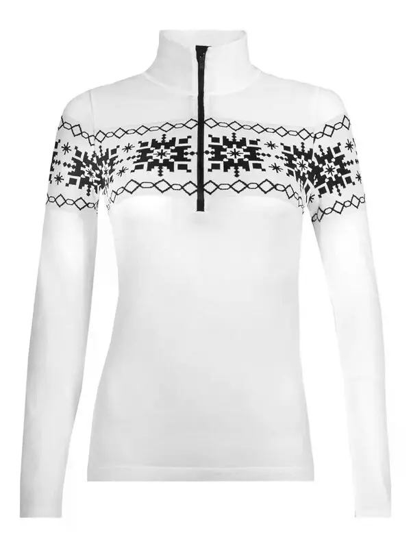 NEWLAND Fair Isle Half-zip Top
