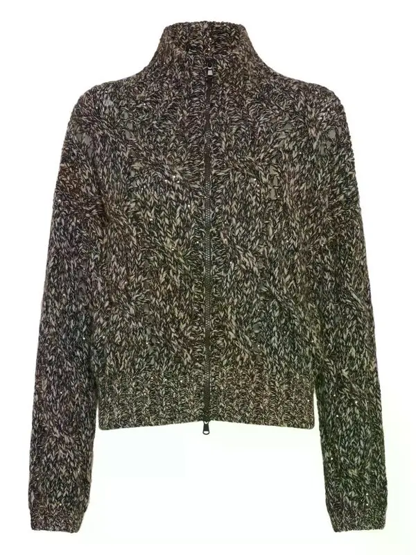 Brunello Cucinelli Chiné Cardigan - Neutrals