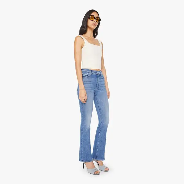MOTHER High Waisted Weekender Flare Jeans