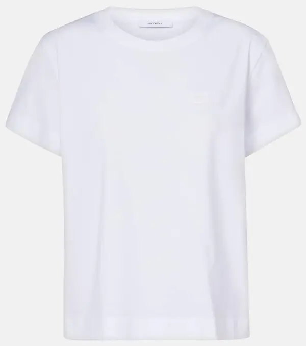 Givenchy Logo Cotton Jersey T-shirt - White
