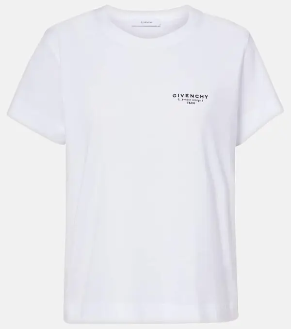 Givenchy Stamp Logo Cotton Jersey T-shirt - White