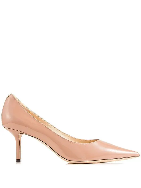 JIMMY CHOO Love 65 Patent Leather Pumps - Powder