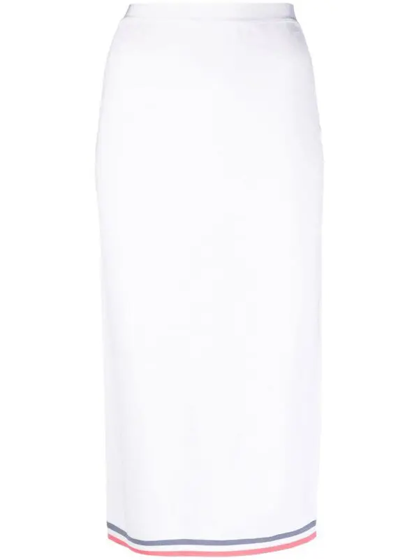 Fendi Ff Motif Print Midi Skirt