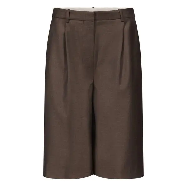Loulou De Saison Mid-rise Shorts - Brown