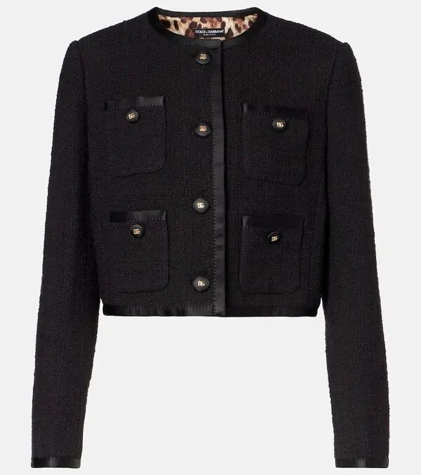 Dolce & Gabbana Dg Cotton-blend Jacket