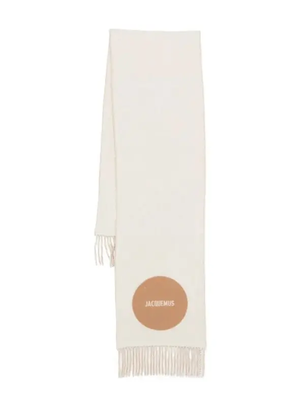 Jacquemus L`echarpe Rond Carré Accessory - Beige