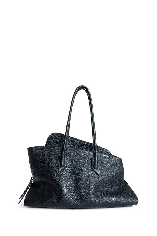 Attico La Passeggiata Medium Top Handle Bag - Black
