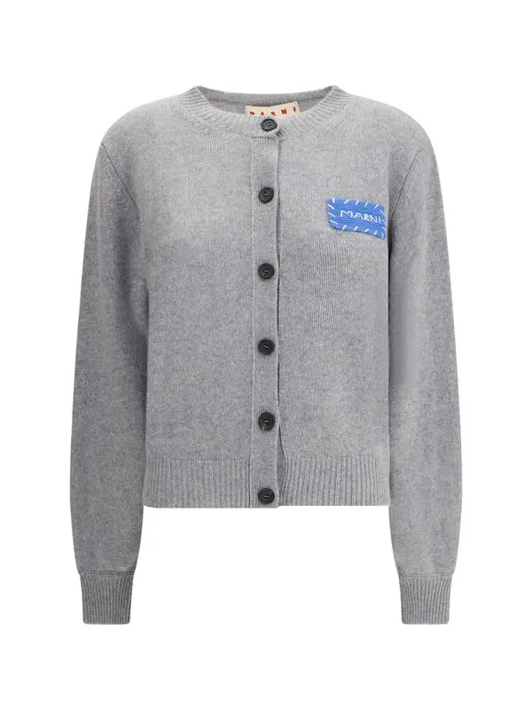 Marni Cashmere Cardigan - Grey